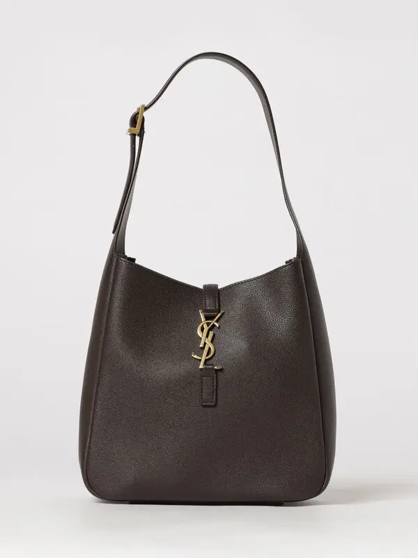 Saint Laurent Le 5 À 7 Leather Bag - Brown