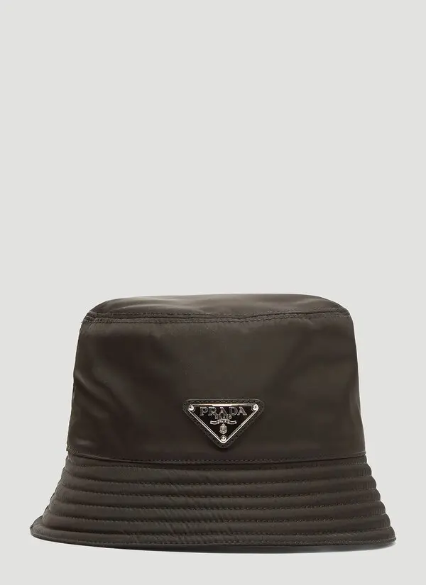 Prada Nylon Bucket Hat - Black