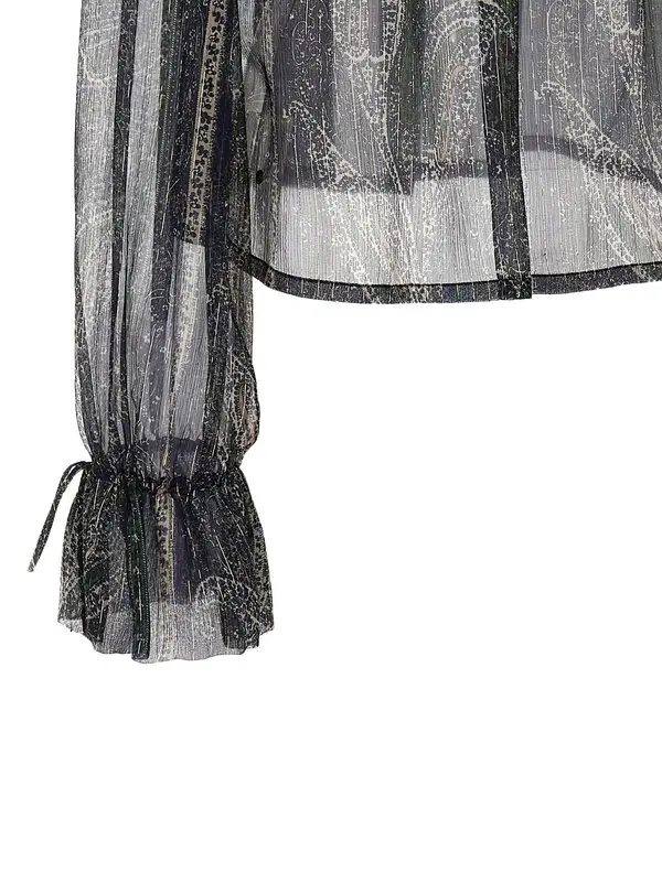 Saint Laurent Lurex Blouse - Multicolor