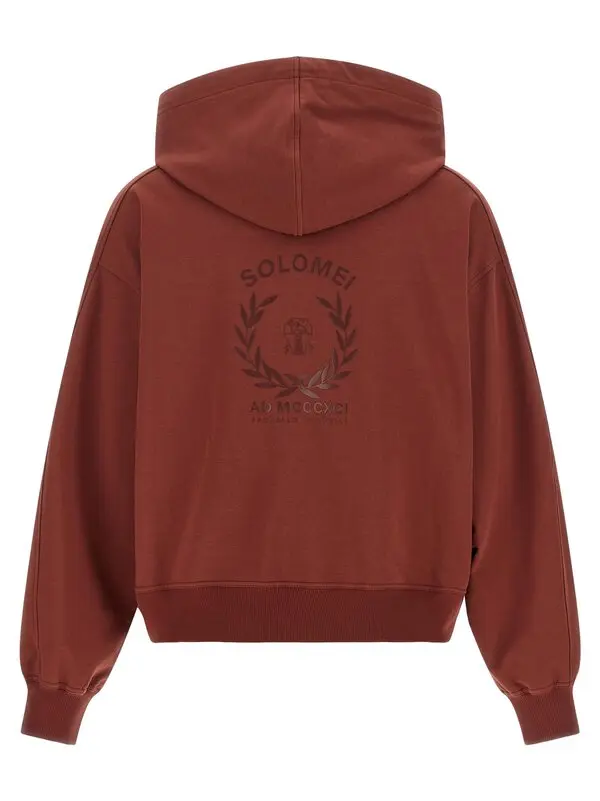 Brunello Cucinelli Solomei Ad Mcccxci' Hoodie - Multicolor