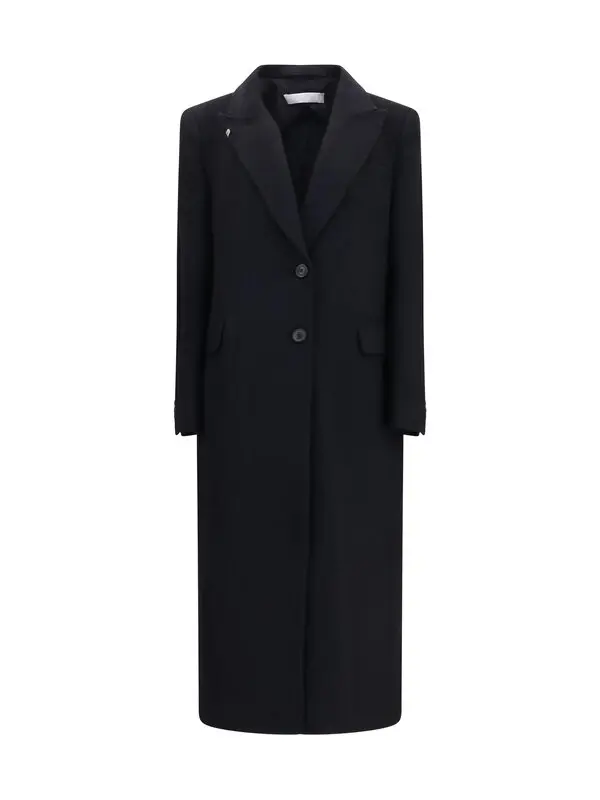 Our Legacy Manta Coat In Mohair And Wool Blend - Black