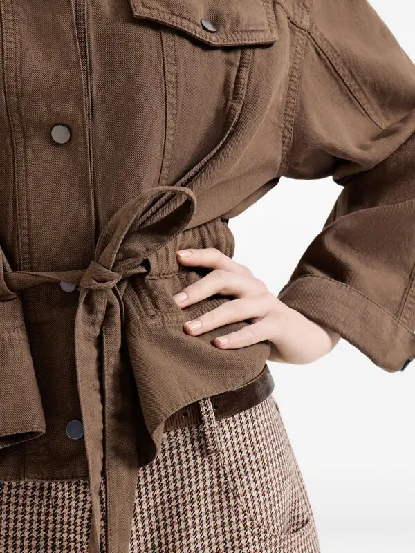 Brunello Cucinelli Linen Cropped Jacket