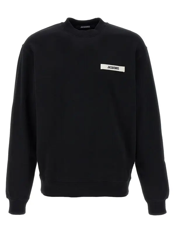 Jacquemus Le Sweatshirt Gros Grain' Sweatshirt - Black