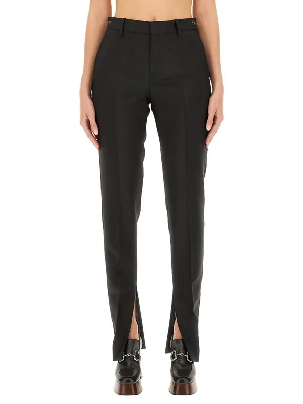 Gucci Pants With Clamp - Black