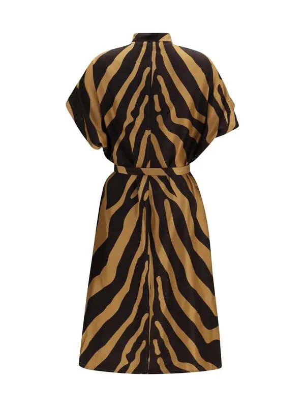 FERRAGAMO Twill Shirt Dress - Multicolor