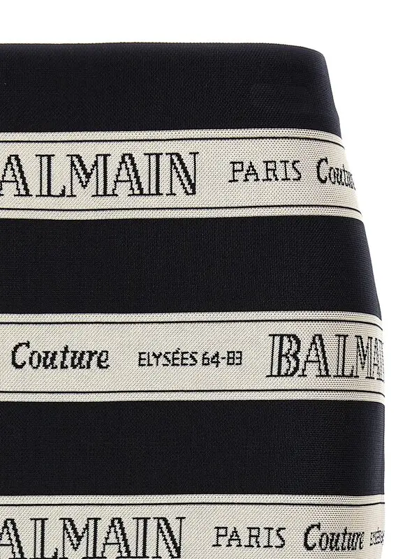Balmain Nastro Mini Skirt