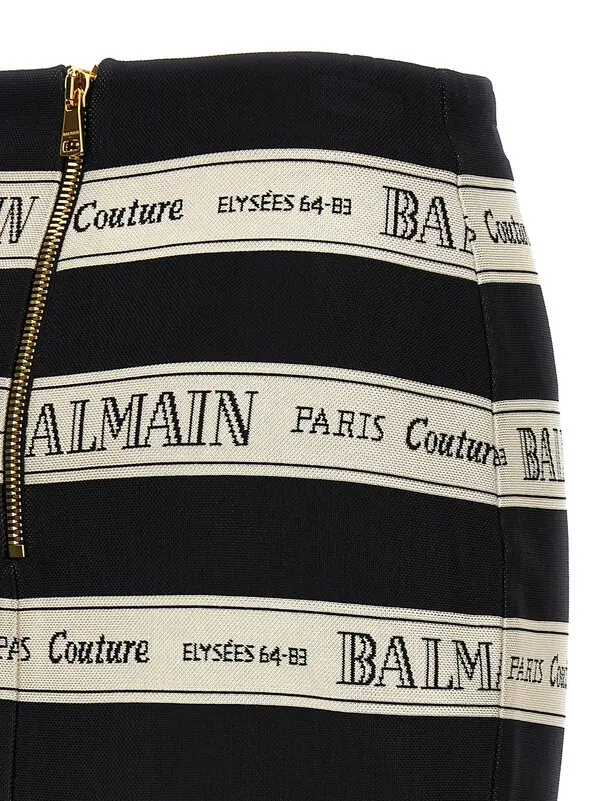 Balmain Nastro Mini Skirt