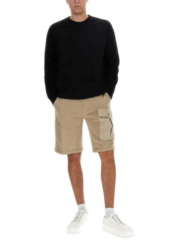 TEN C Sweatshirt With Logo - Black