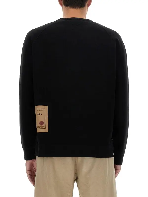 TEN C Sweatshirt With Logo - Black