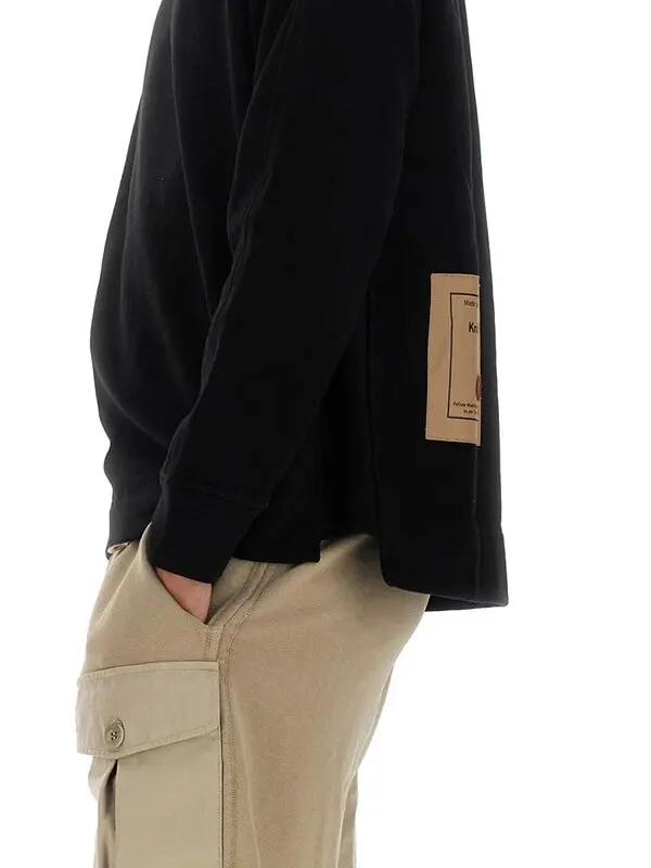 TEN C Sweatshirt With Logo - Black