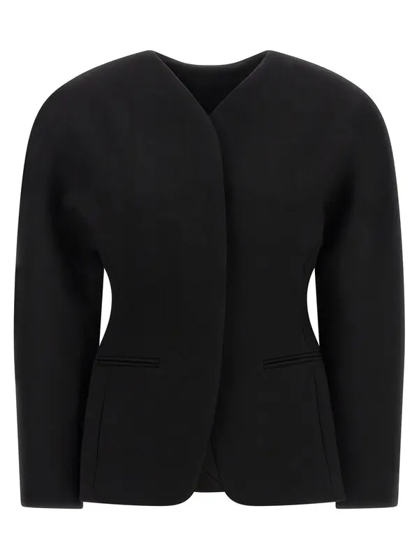Jacquemus La Veste Ovalo Blazer - Black
