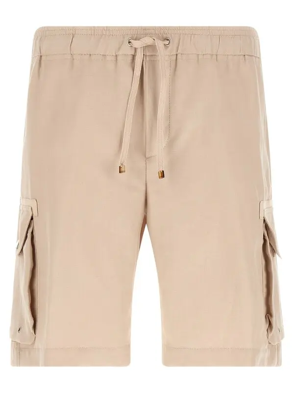 Brunello Cucinelli Cargo Bermuda Shorts - Cream