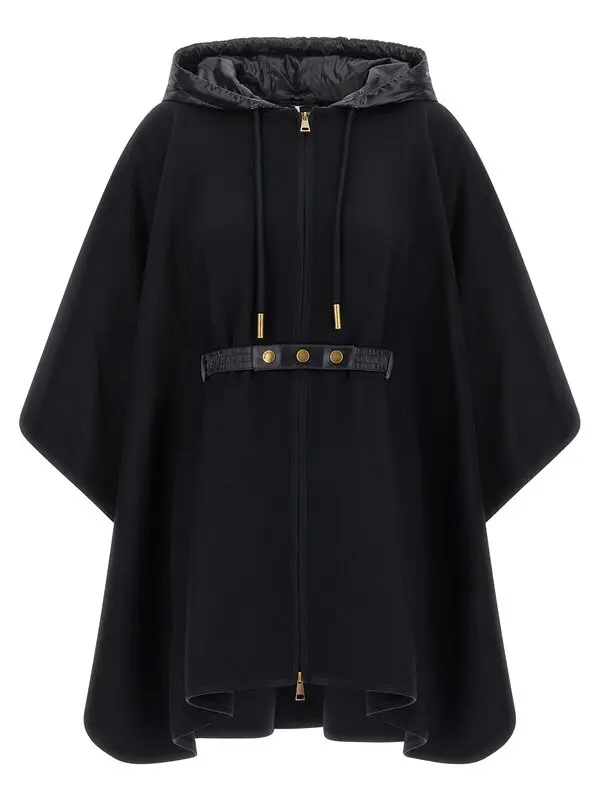 Moncler Two-material Cape