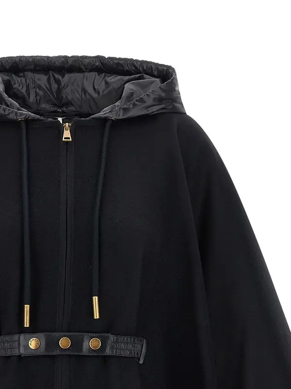 Moncler Two-material Cape
