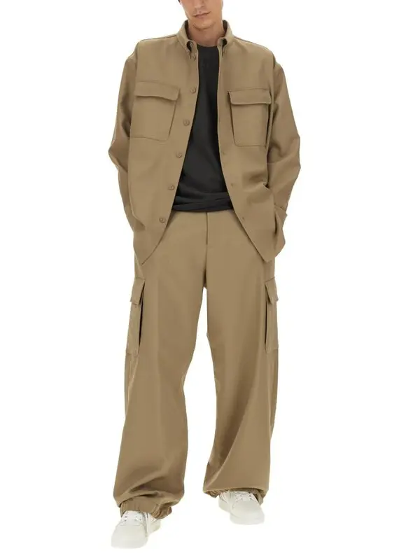 Off-White Oversize Fit Shirt - Cream