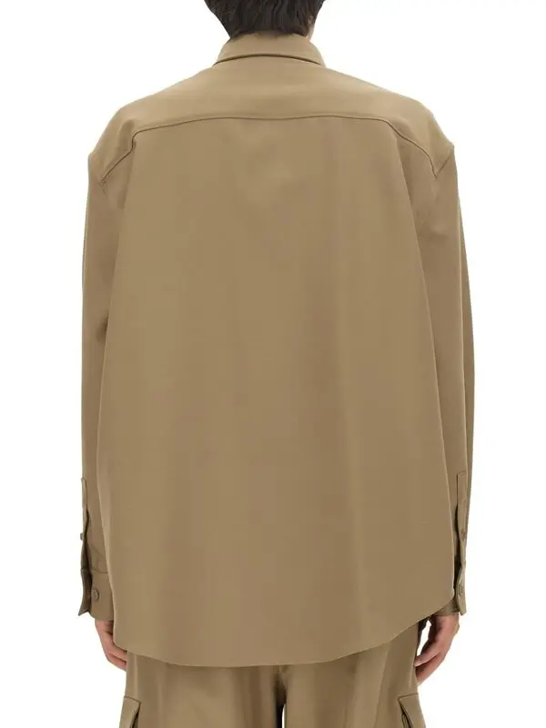 Off-White Oversize Fit Shirt - Cream