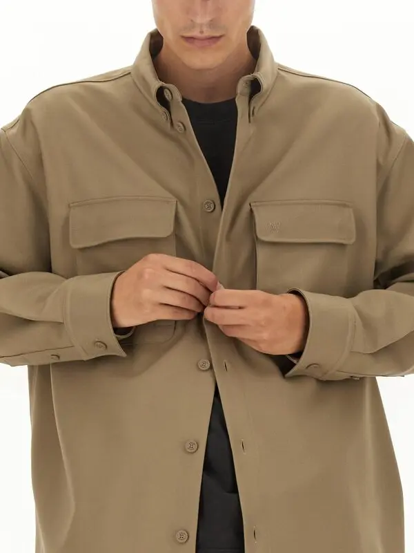 Off-White Oversize Fit Shirt - Cream