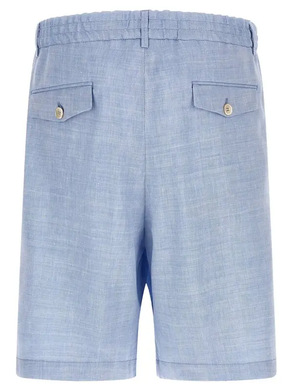 Brunello Cucinelli Chevron Bermuda Shorts