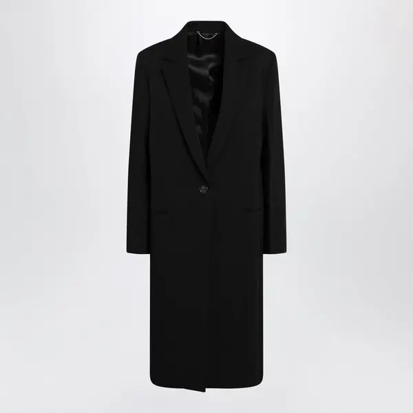 TOTEME Garderob Oversized Wool Coat - Black