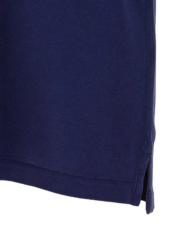 TOM FORD Piqué Polo Shirt - Blue