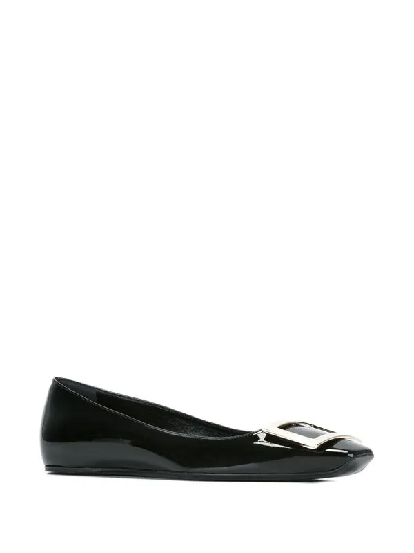 ROGER VIVIER Trompette Leather Ballets