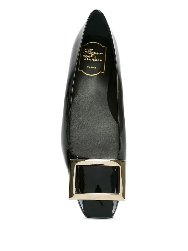 ROGER VIVIER Trompette Leather Ballets