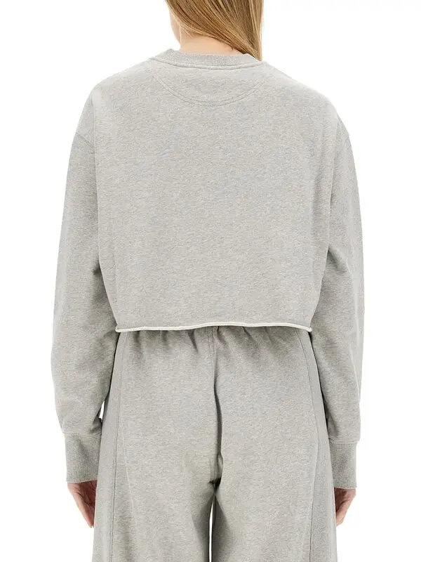 Stella McCartney Sweatshirt With Logo - Gray