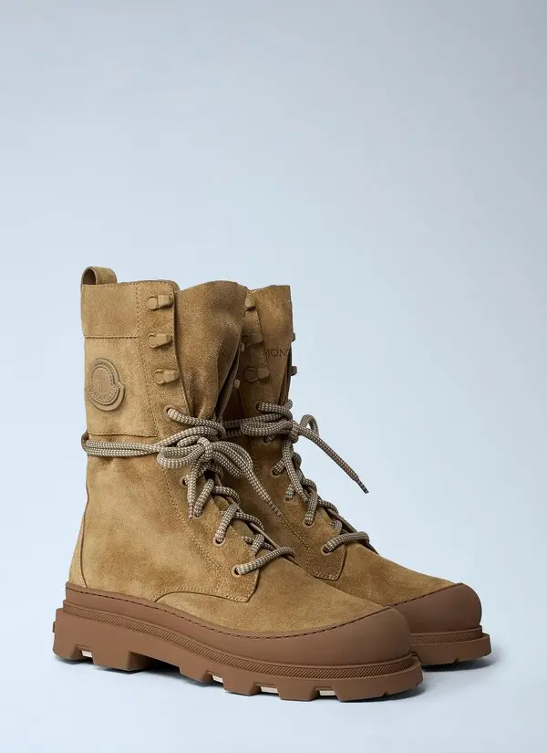 Moncler Vera Logo Patch Boots - Multicolor