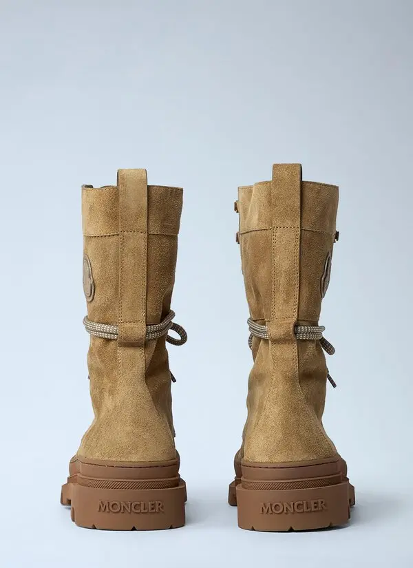 Moncler Vera Logo Patch Boots - Multicolor