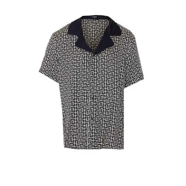 Balmain Pajama Shirt Varsity