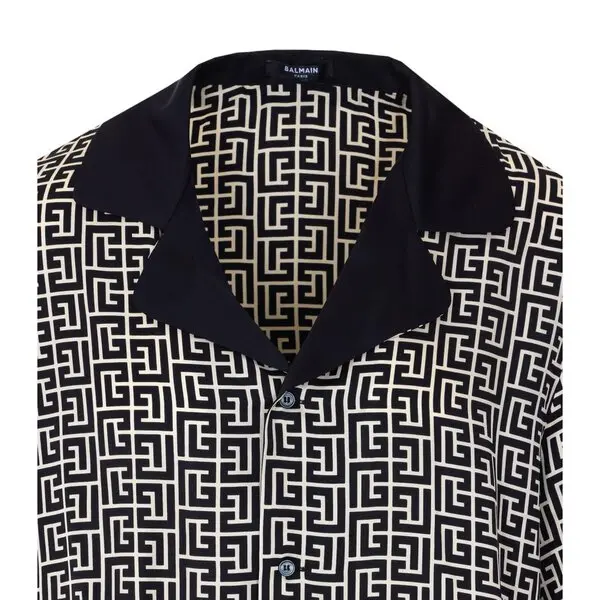 Balmain Pajama Shirt Varsity