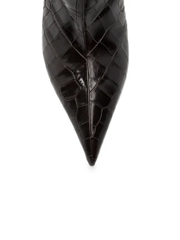 Attico Lea Leather Boots