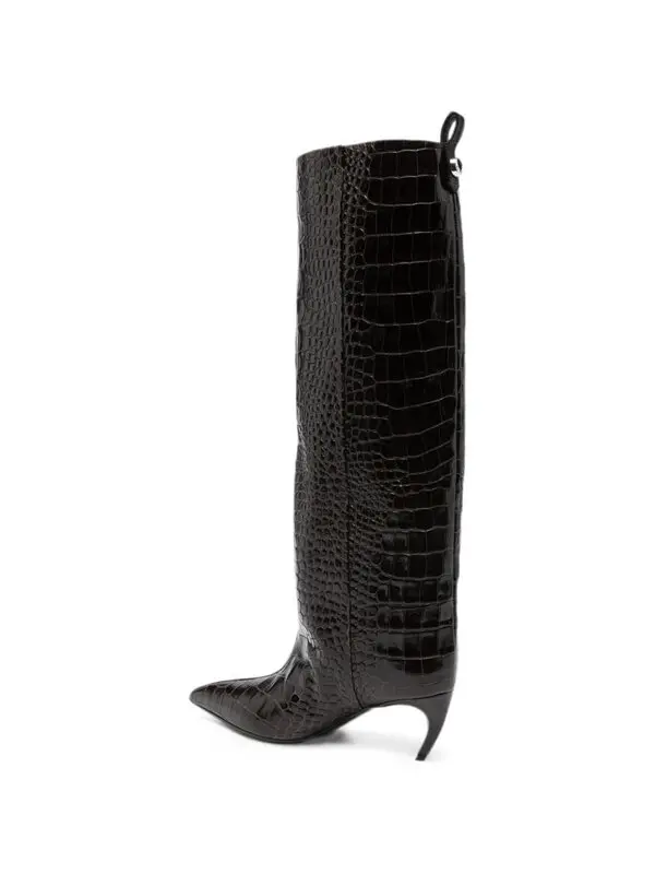 Attico Lea Leather Boots
