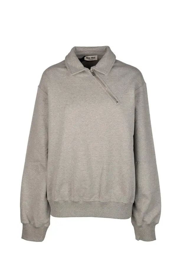 Miu Miu Collared Sweatshirt - Multicolor