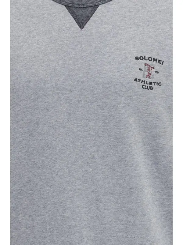 Brunello Cucinelli Melange Fabric T-shirt - Gray