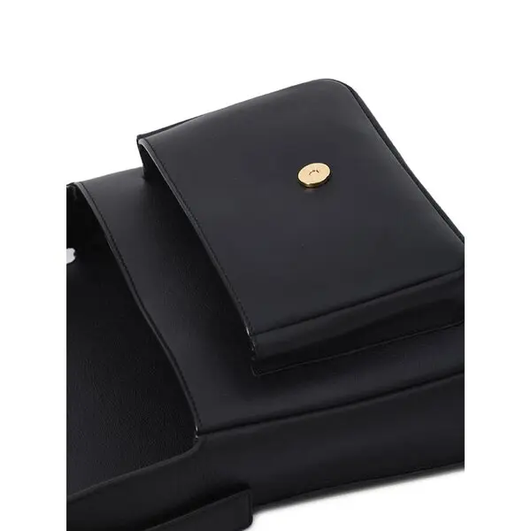 Saint Laurent Calfskin Satchel And Cross Body Bag