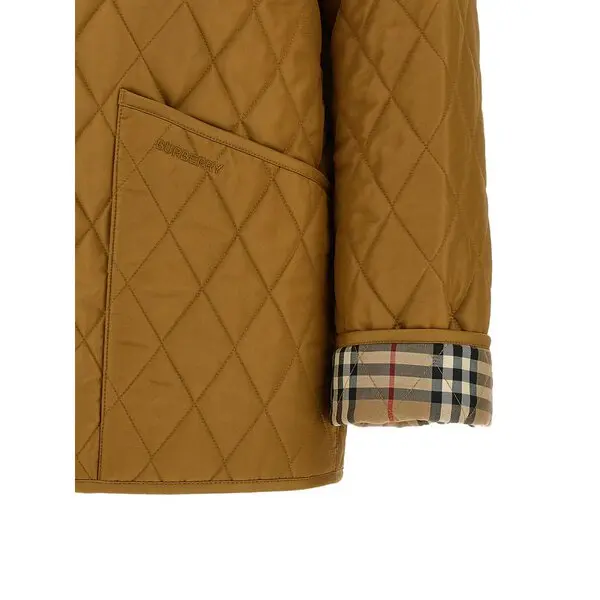 Burberry Quilted Bomber Jacket - Yellow