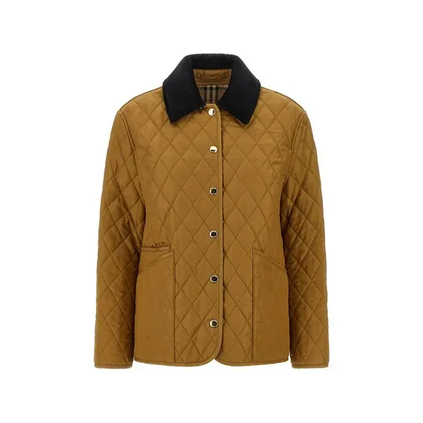 Burberry Quilted Bomber Jacket - Yellow