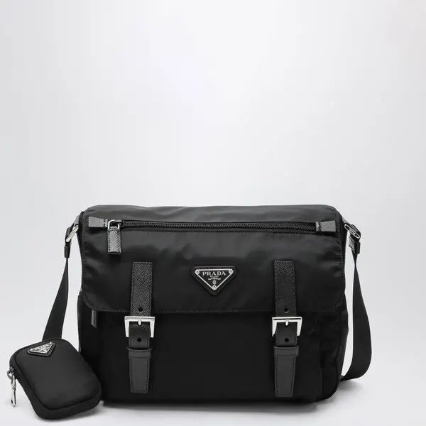Prada Re-nylon Medium Cross-body Bag - Black