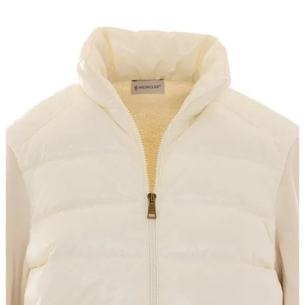 Moncler Logo Cardigan - White