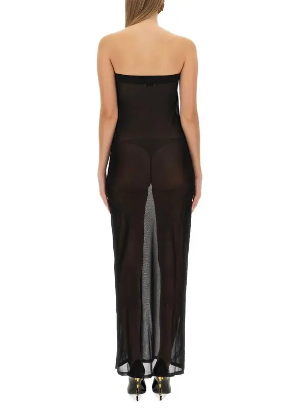 Saint Laurent Strapless Dress