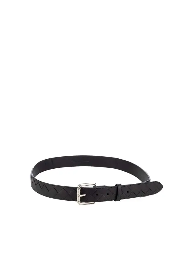 Bottega Veneta Woven Leather Belt - Multicolor