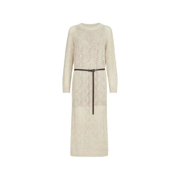 Brunello Cucinelli Neutrals Dresses Day Dresses - Cream