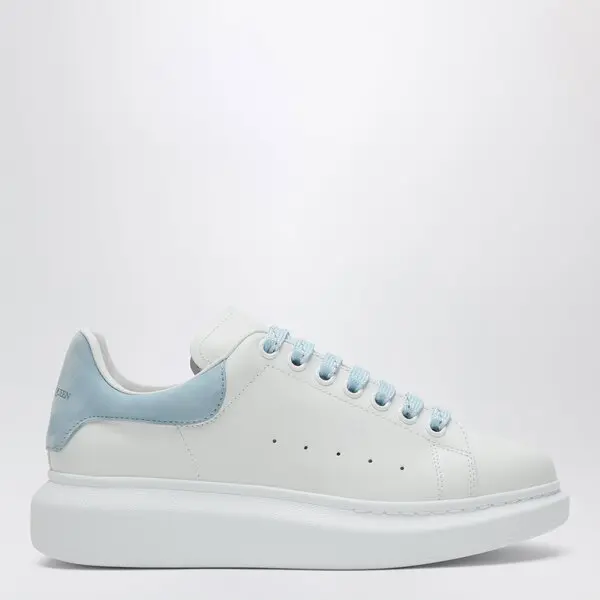 Alexander McQueen Oversize Sneakers In /powder Blue - White