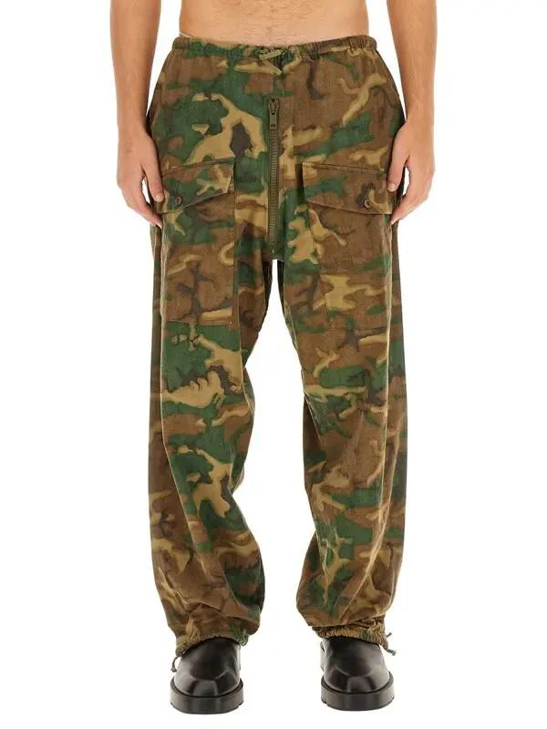 Givenchy Camouflage Pants - Green