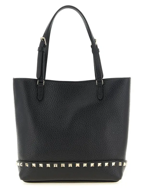 Valentino Garavani Small Rockstud' Shoulder Bag - Black