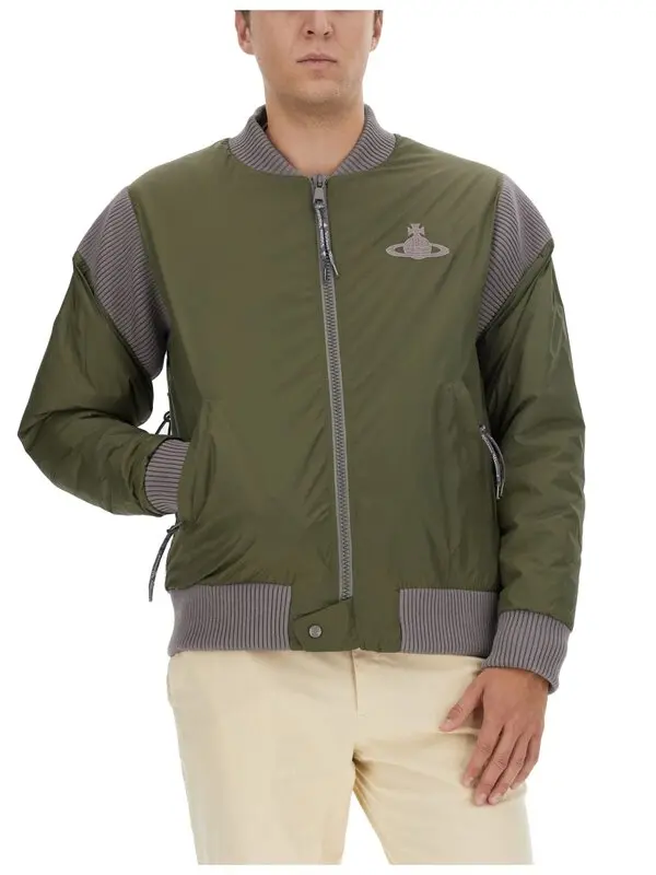 VIVIENNE WESTWOOD Bomber Jacket With Logo