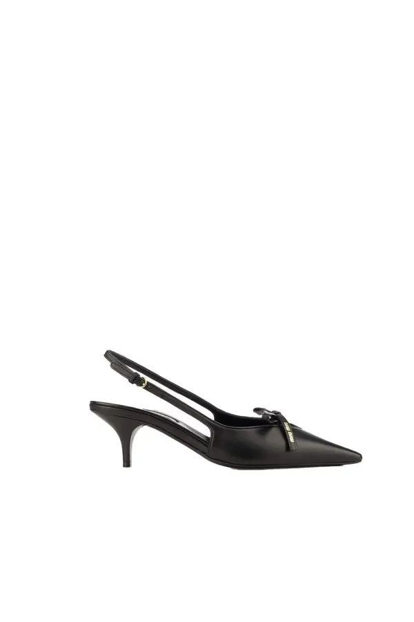 Miu Miu Bow Detailing Slingback Pumps - Multicolor
