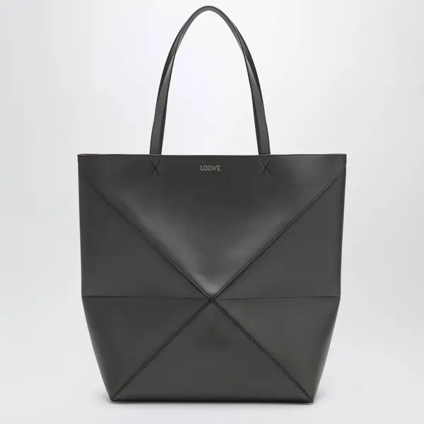 Loewe Dark Grey Puzzle Fold Tote Xl Bag