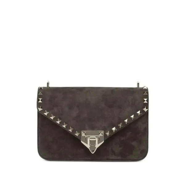 Valentino Garavani Rockstud Crossbody Bag - Brown